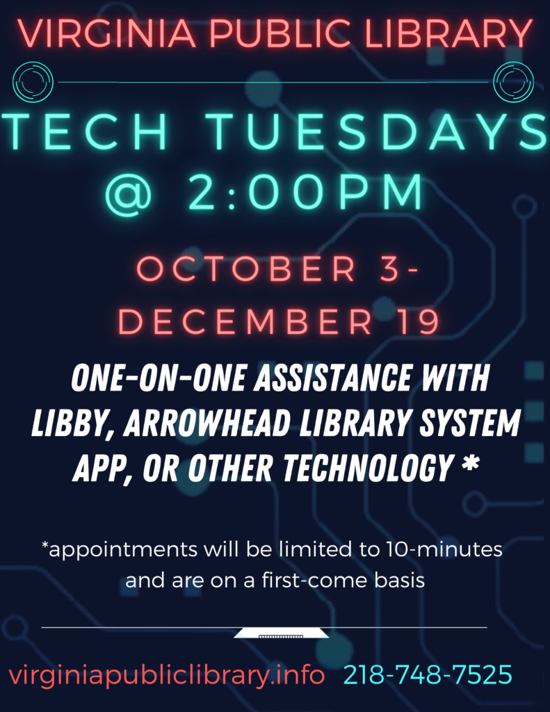 Adults | Virginia Public Library | 215 S 5th Ave, Virginia, MN