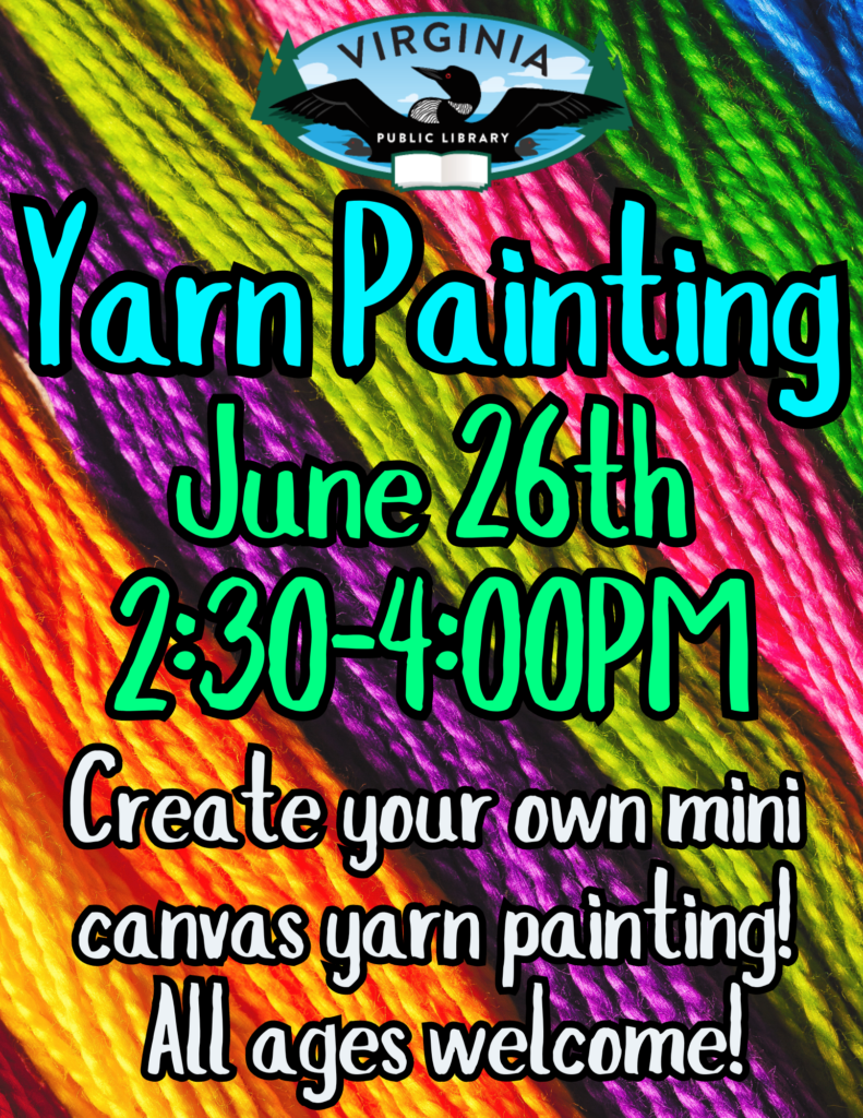 YARN PAINTING | VIRGINIA PUBLIC LIBRARY